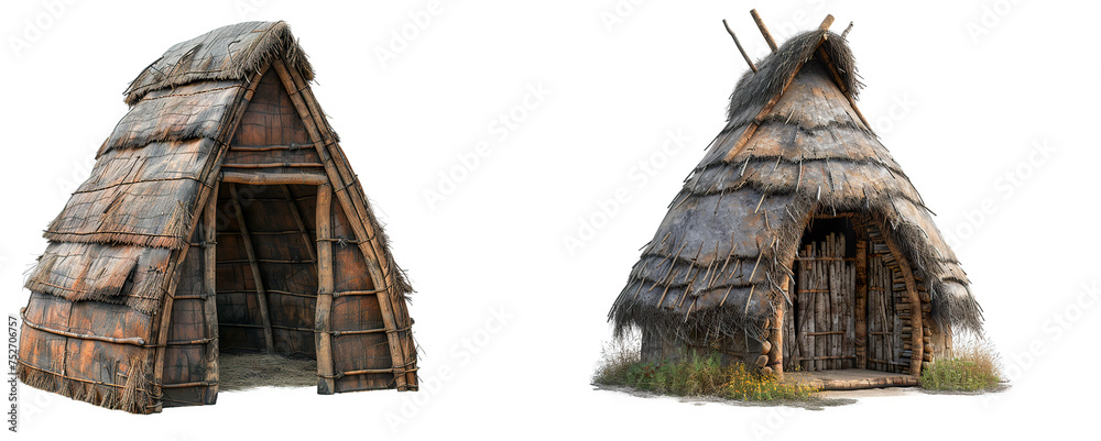 Aboriginal hut - residence of tribes and ethnic minorities in the ...