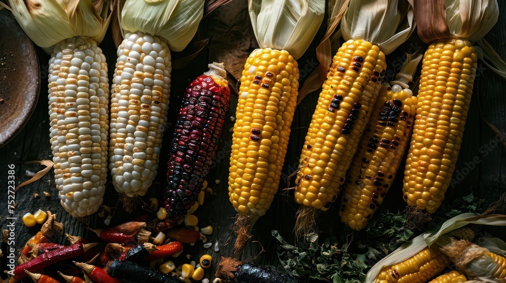 the versatility of roasted corn with an image featuring different corn ...