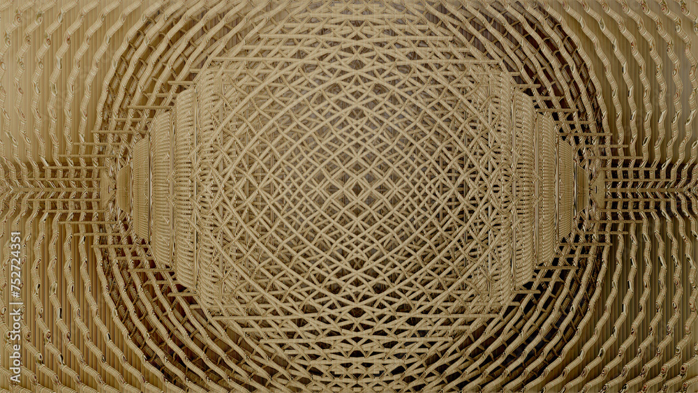 rattan knitting liked texture as procedural geometric and parametric 3d ...