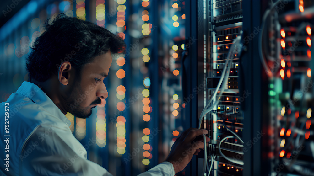 Network Engineer Working on Server Maintenance . Focused network ...