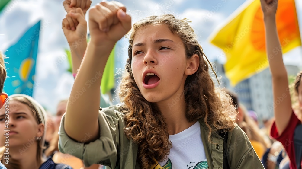 Girls Protest for Climate Change, To highlight the voice and power of ...