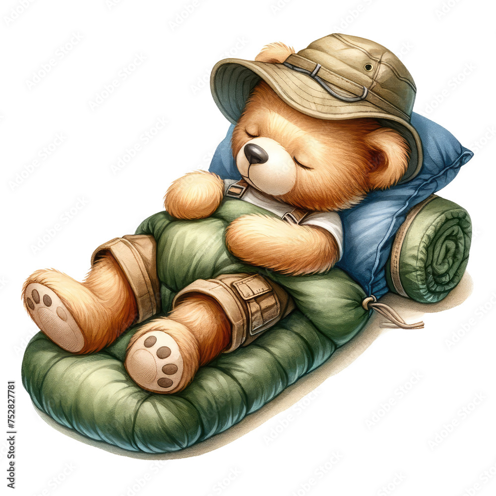 Teddy Bear Camper Adventure | Cute Toy Camping in Nature Miniature ...