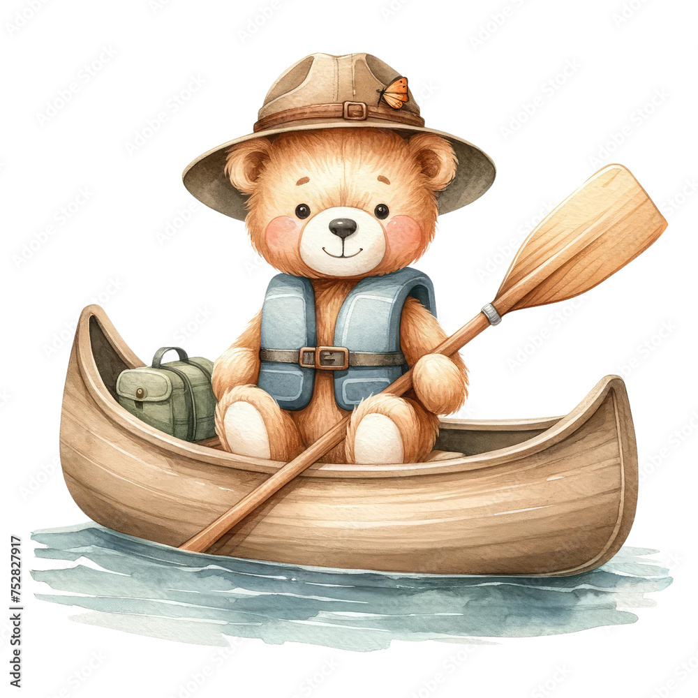 Teddy Bear Camper Adventure | Cute Toy Camping in Nature Miniature ...