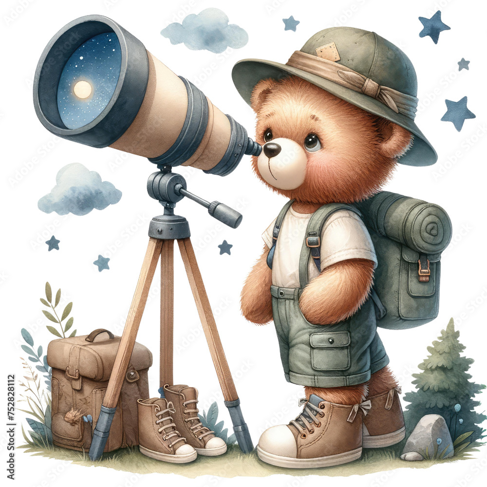 Teddy Bear Camper Adventure | Cute Toy Camping in Nature Miniature ...