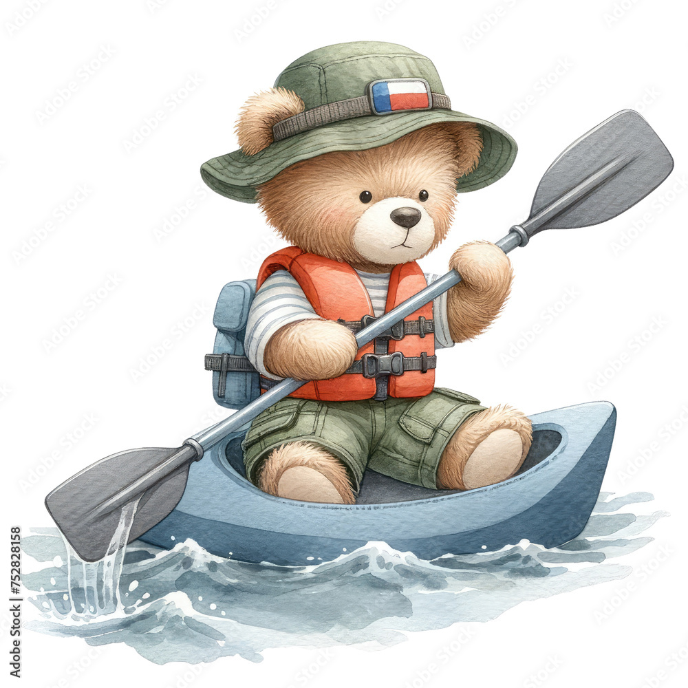 Teddy Bear Camper Adventure | Cute Toy Camping in Nature Miniature ...