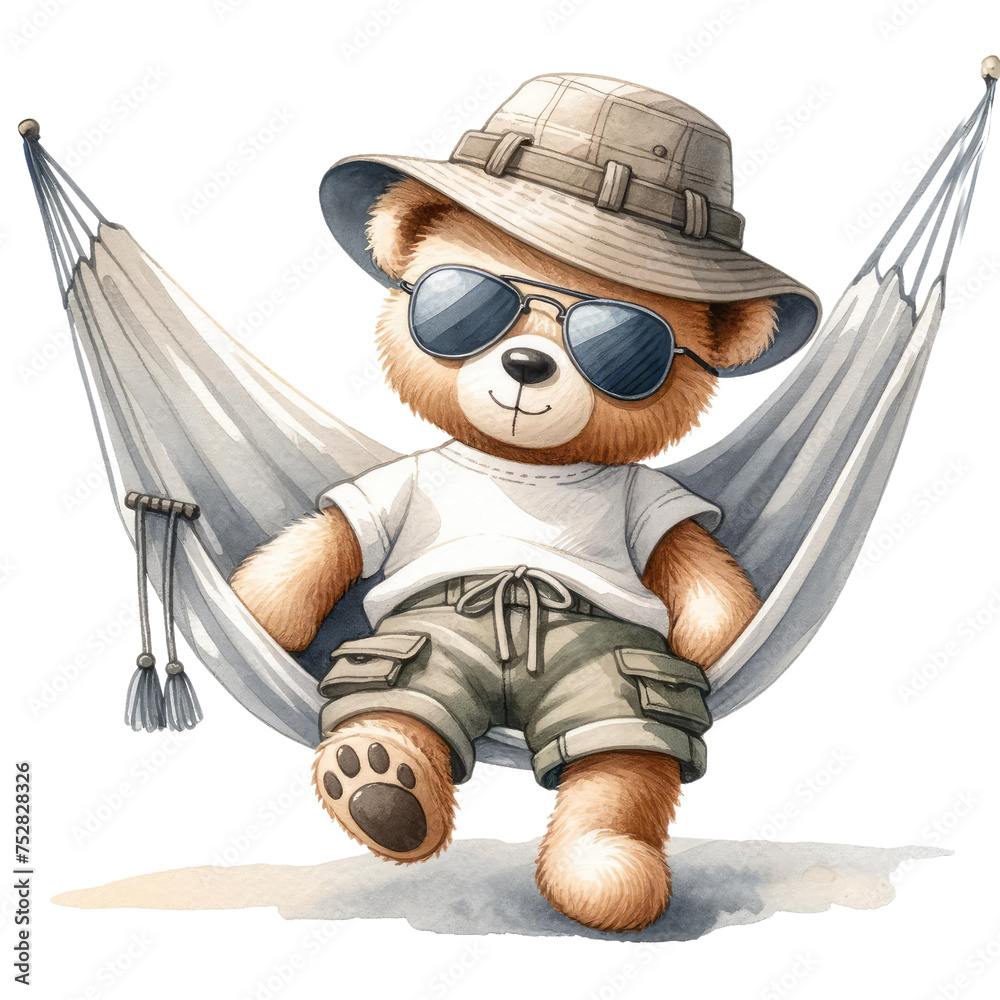 Teddy Bear Camper Adventure | Cute Toy Camping in Nature Miniature ...
