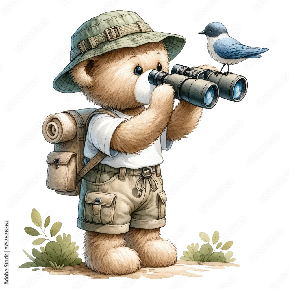 Teddy Bear Camper Adventure | Cute Toy Camping in Nature Miniature ...