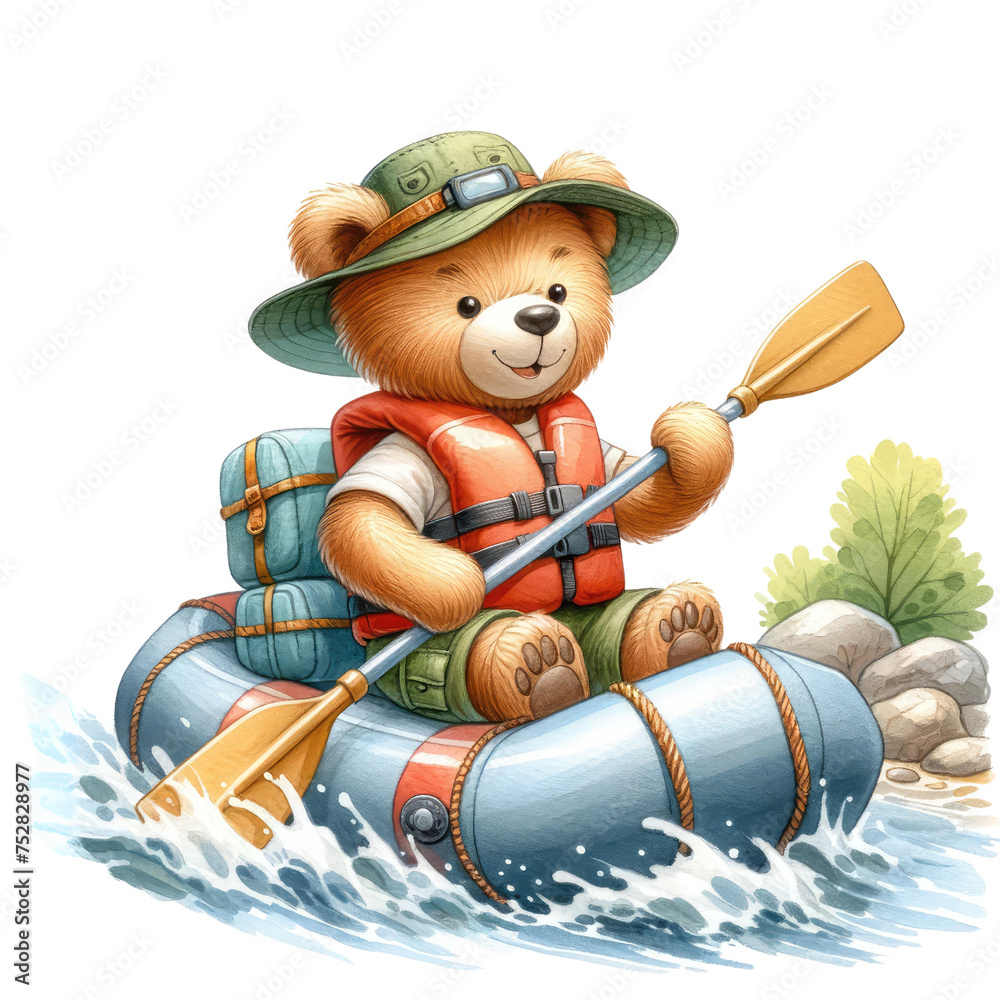 Teddy Bear Camper Adventure | Cute Toy Camping in Nature Miniature ...