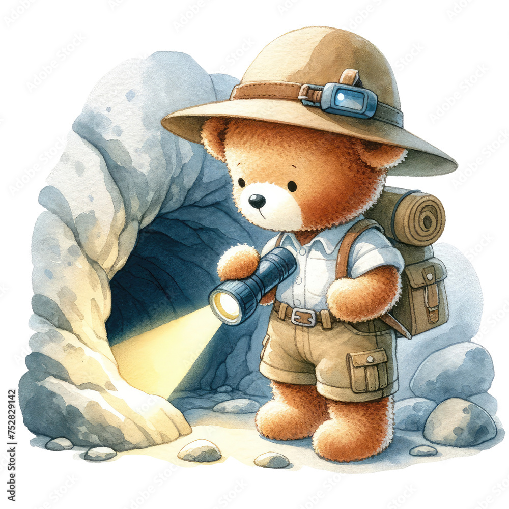 Teddy Bear Camper Adventure | Cute Toy Camping in Nature Miniature ...