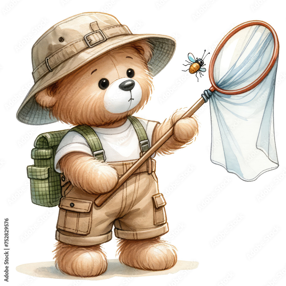 Teddy Bear Camper Adventure | Cute Toy Camping in Nature Miniature ...