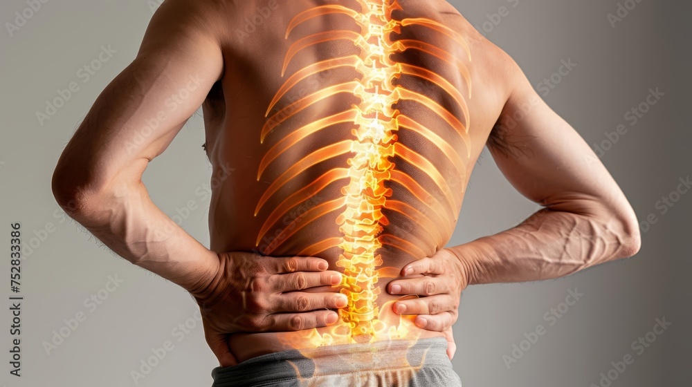 back pain, lower back pain, posture Posture for back pain by holding ...