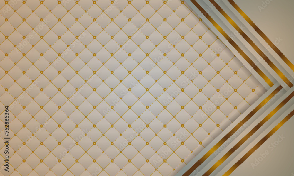 Luxury pattern background design | Golden light background with line ...