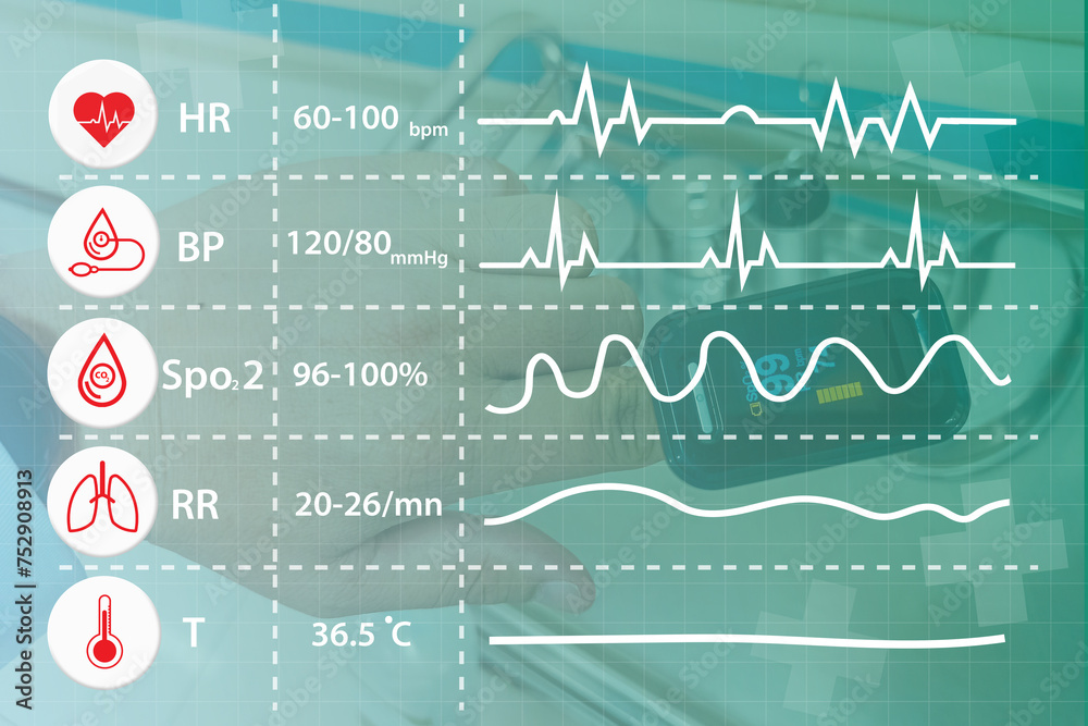 pulse line,pulse line icon vital signs, 5 basic medical vital signs ...