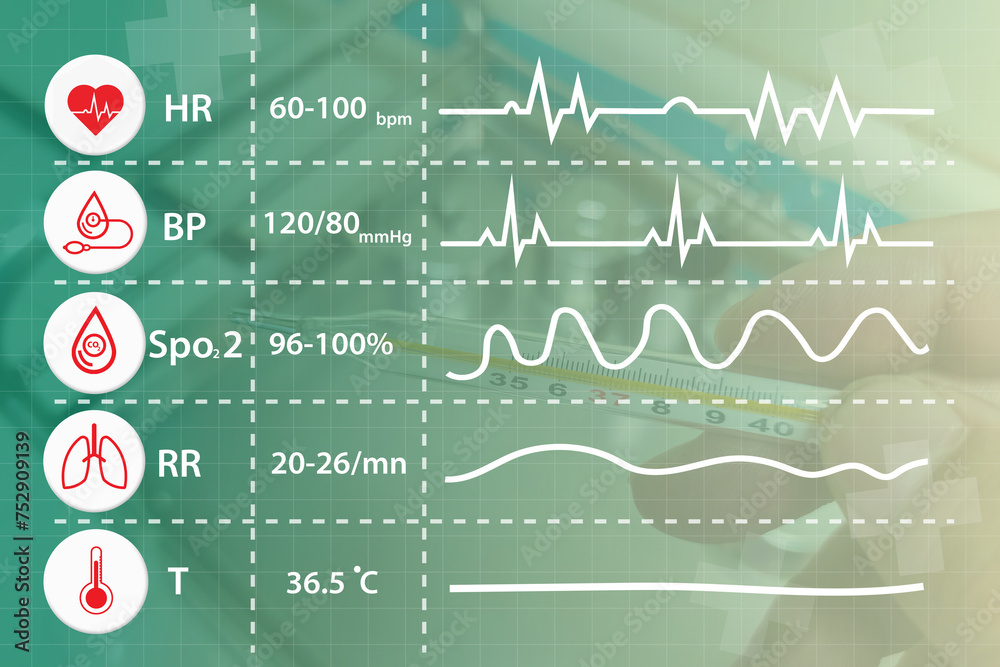 pulse line,pulse line icon vital signs, 5 basic medical vital signs ...