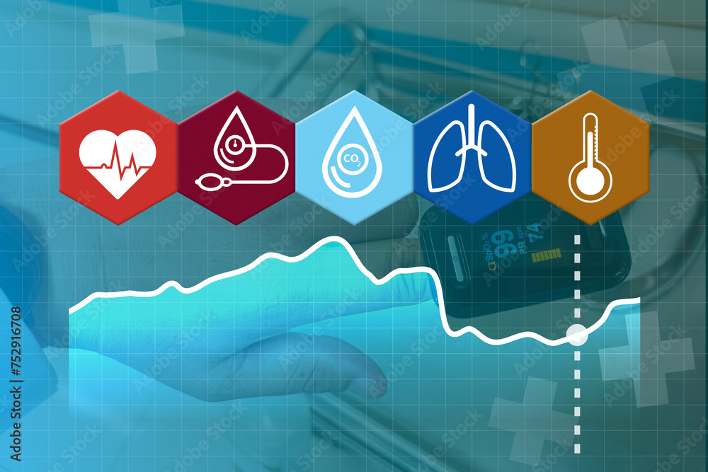 icon vital signs, blood pressure, cardiogram, clinic, doctor ...