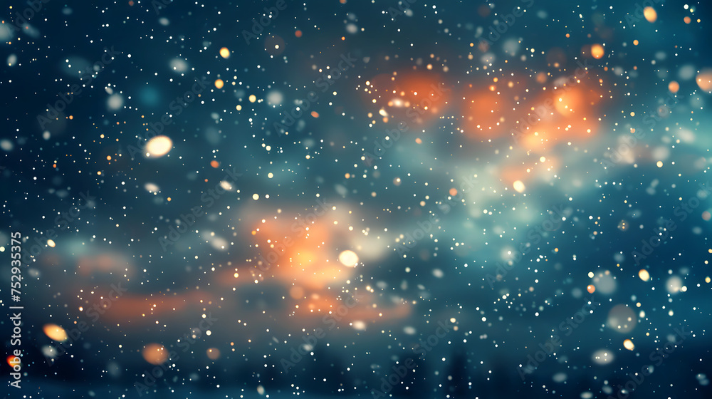 Frosty Delight: Snowfall Concept Background for Weather Forecast ...
