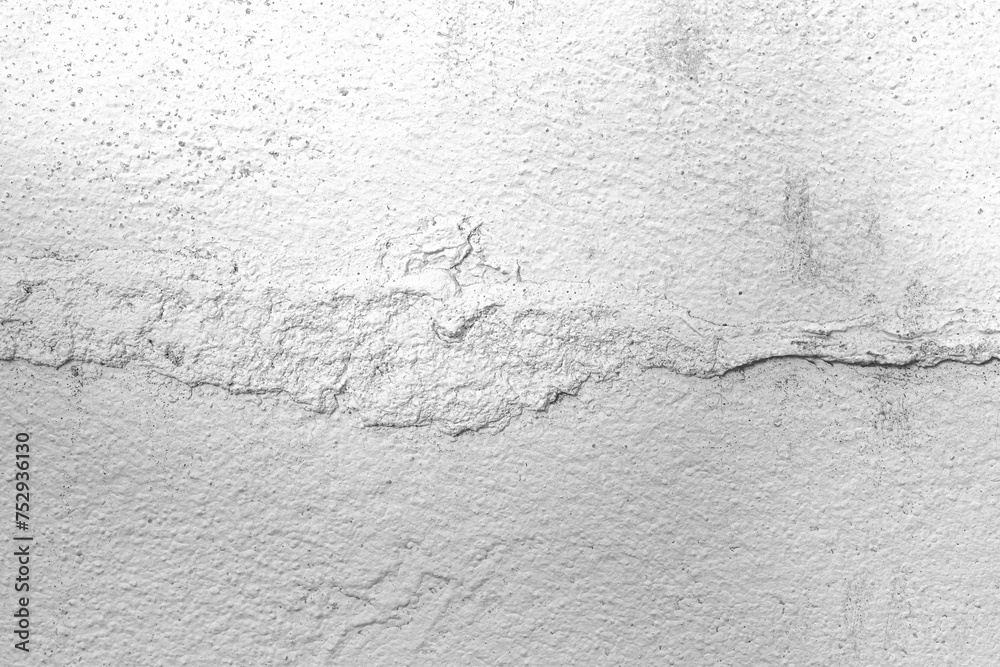 Dirty old white concrete wall texture background. Uneven render stucco ...