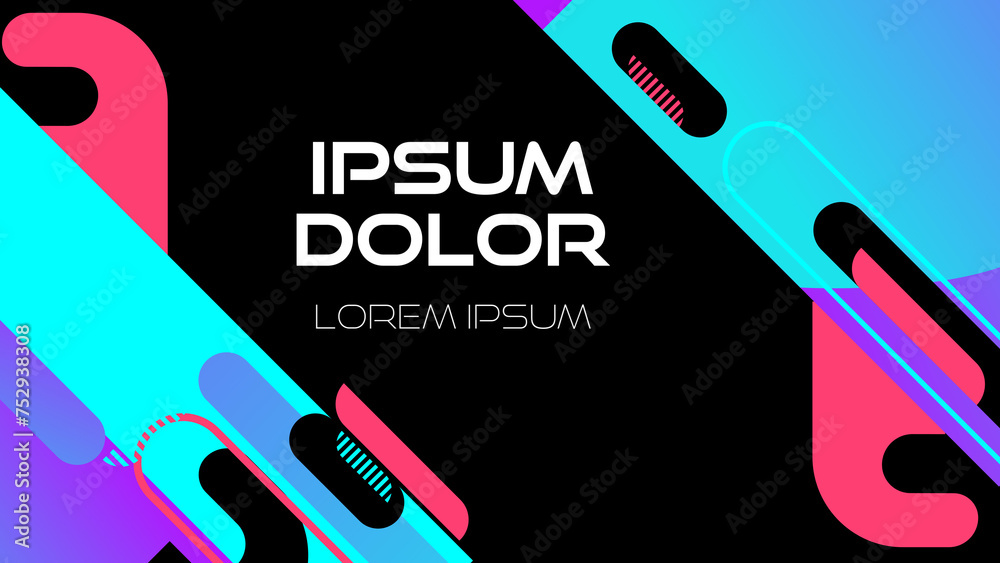 Abstract Shape Titles Stock Template | Adobe Stock