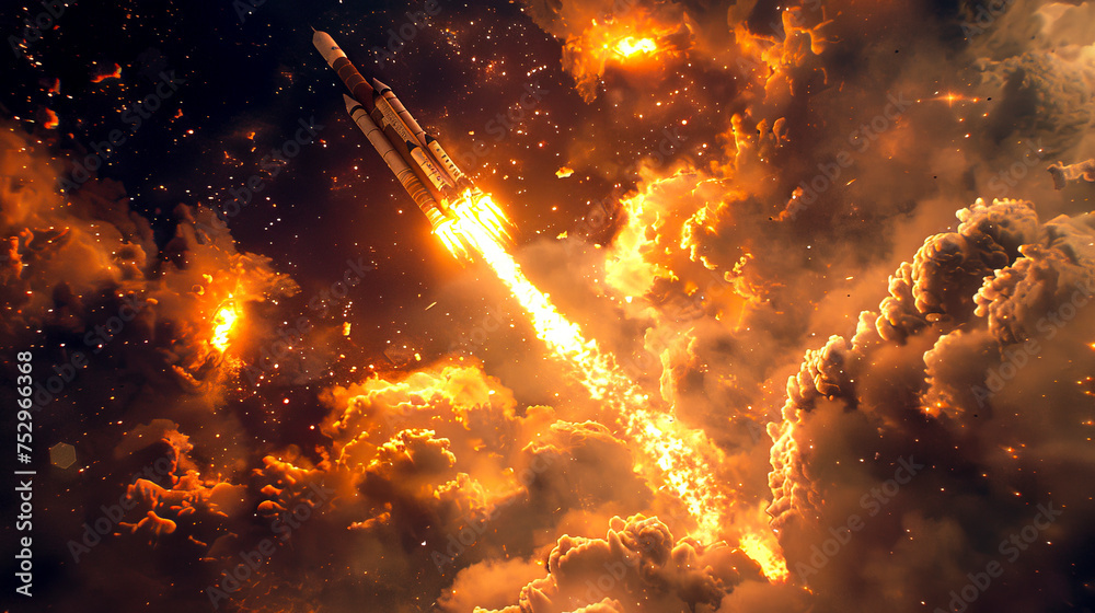 Ultimate Space Rocket Launch in Stunning UHD 4K Quality created with ...