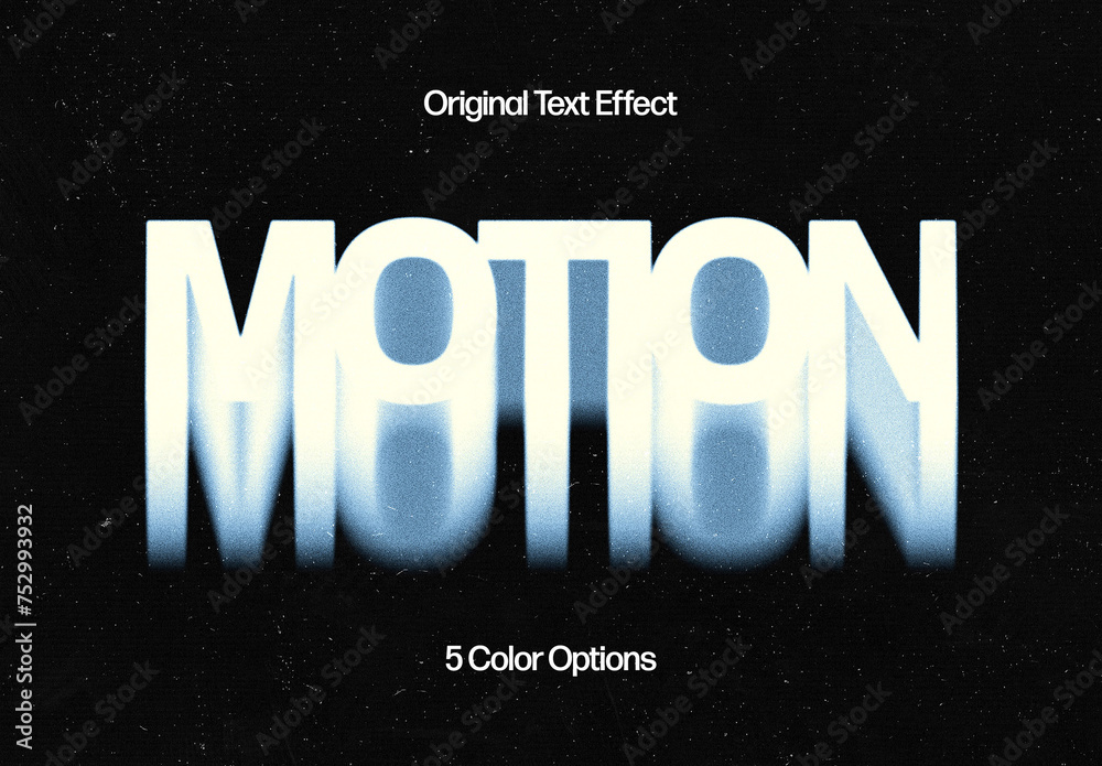 Motion Blur Melting Text Effect Mockup Bundle Stock Template | Adobe Stock