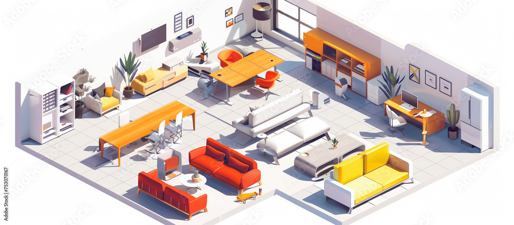 design concept use furniture movable partitions and adaptable layouts ...