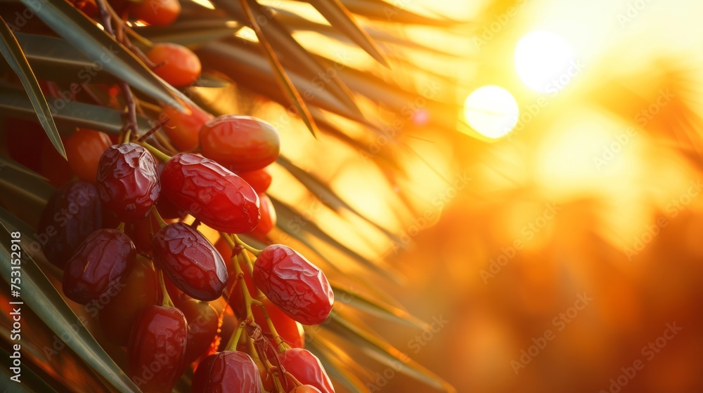 Growing date fruit harvest and producing vegetables cultivation ...