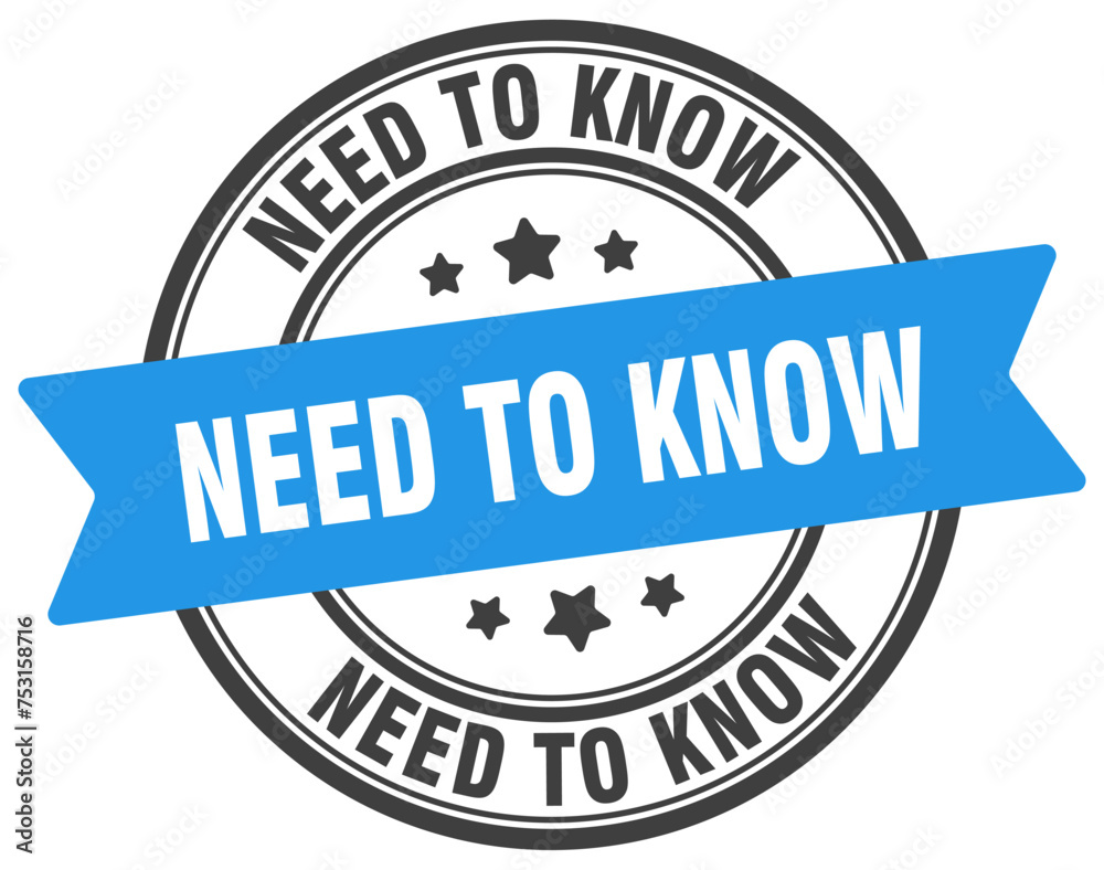 need to know stamp. need to know label on transparent background. round ...