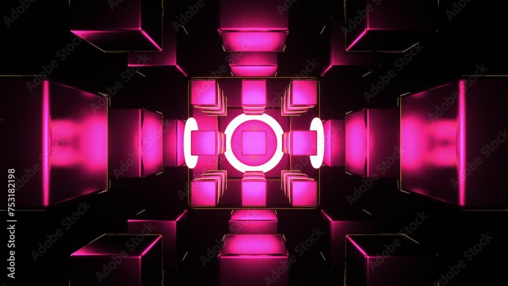 seamless loop 3d animation geometric patterns for live concert music ...