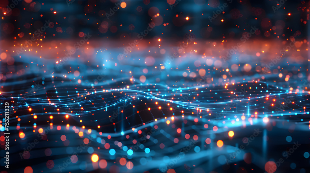 background for a slide presentation, technology based, AI focused Stock ...