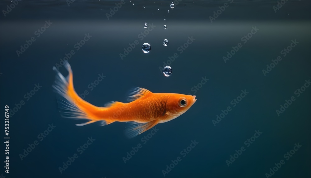 A mesmerizing scene unfolds as a water drop plunges beneath the surface ...