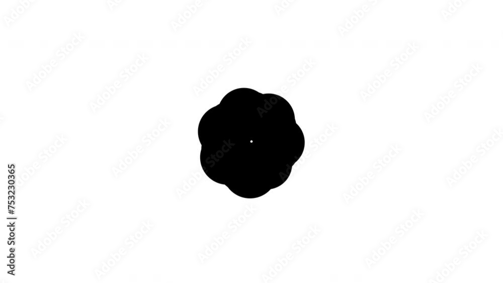 Circles Floating Transform Dynamic White and Black Circle Shapes ...