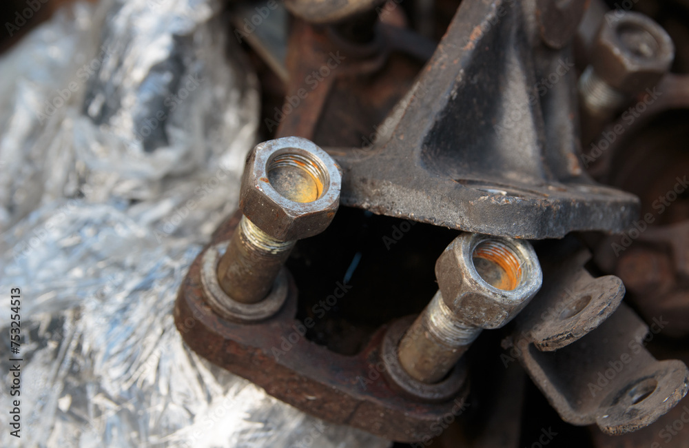 tips of steering rods of special equipment, spare parts for trucks and ...