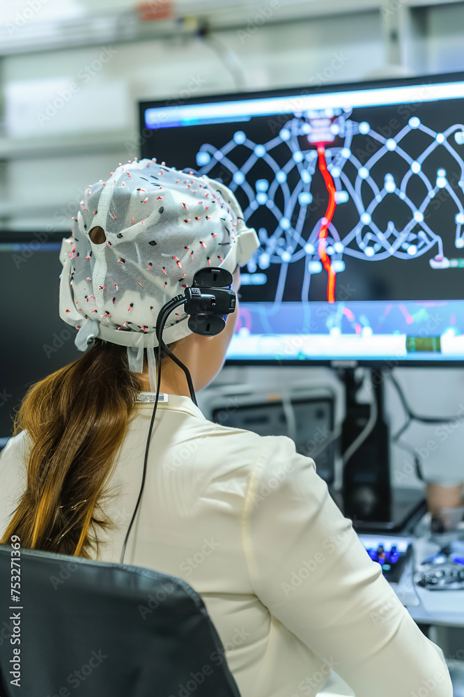 Scientists conduct experiments with EEG caps, exploring neurofeedback ...