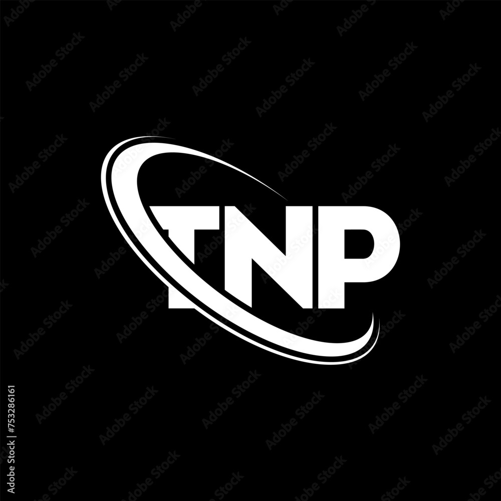 TNP logo. TNP letter. TNP letter logo design. Initials TNP logo linked ...