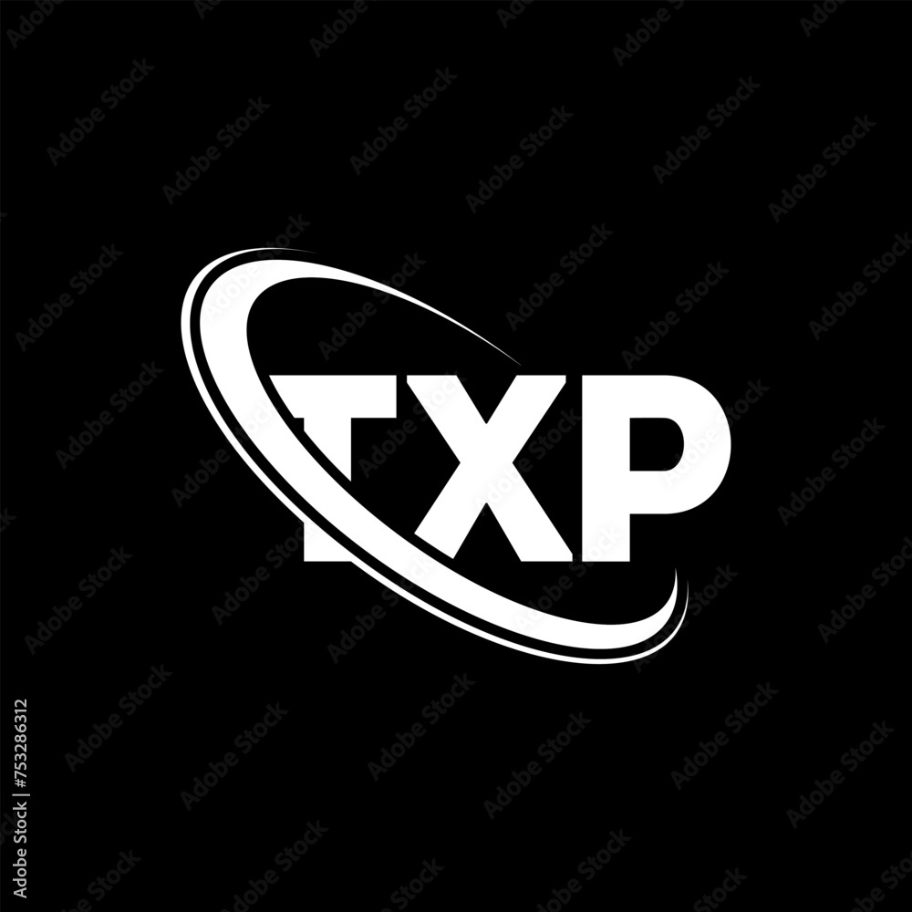 TXP logo. TXP letter. TXP letter logo design. Initials TXP logo linked ...