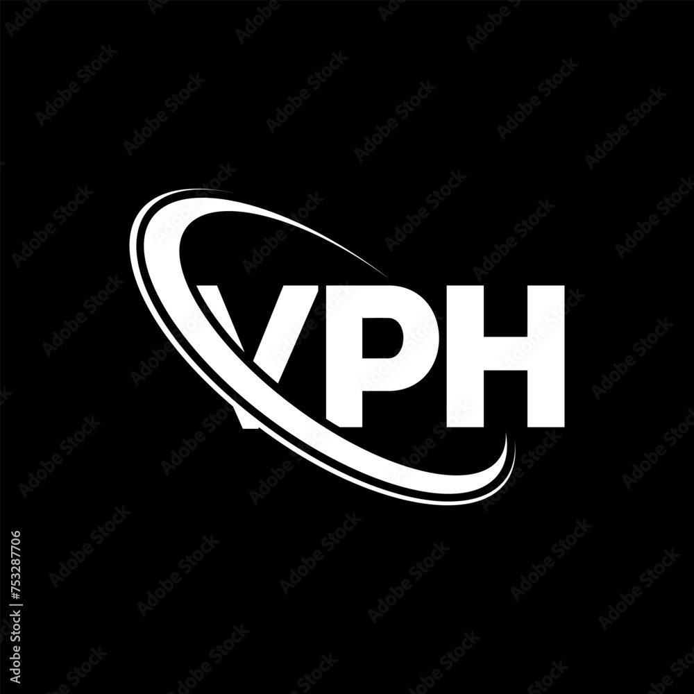 VPH logo. VPH letter. VPH letter logo design. Initials VPH logo linked ...