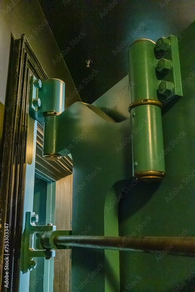 Interior of City Archives of Amsterdam (Stadsarchief Amsterdam), stores ...