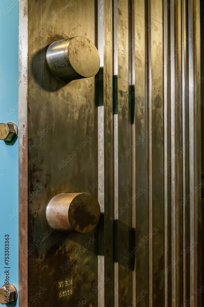 Interior of City Archives of Amsterdam (Stadsarchief Amsterdam), stores ...