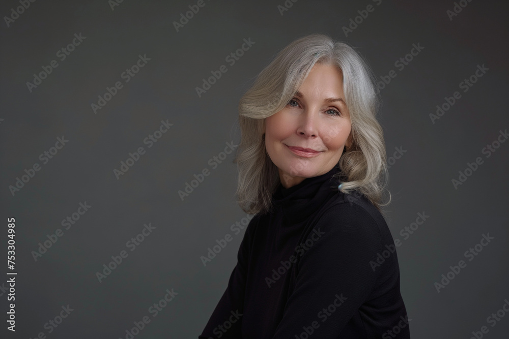 women's day international women's day beautiful 55 year old woman skin ...