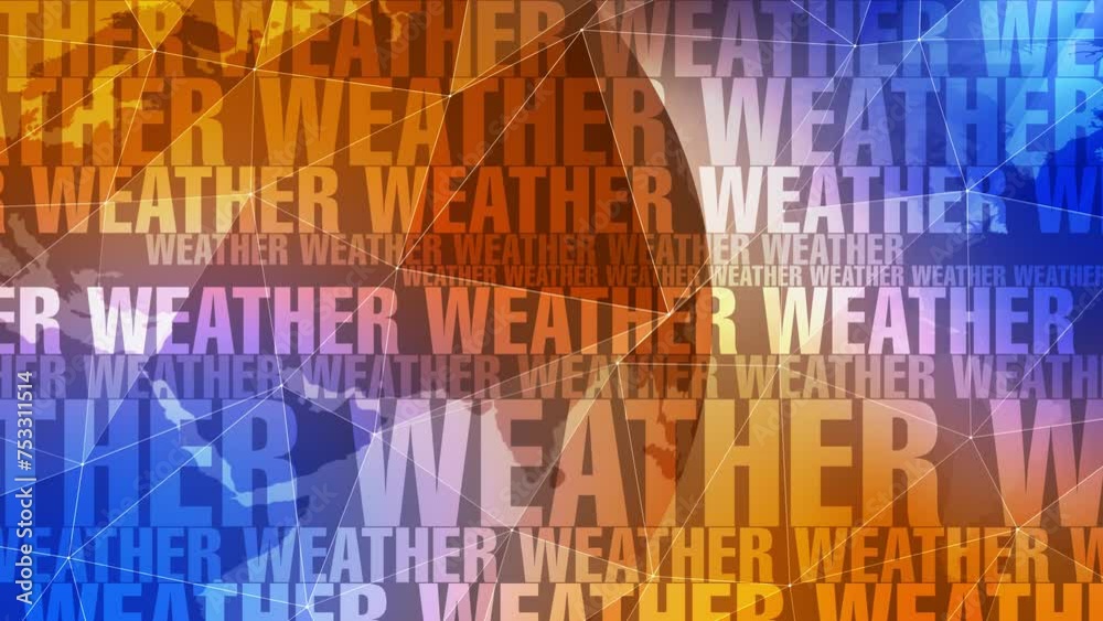 Weather background with global weather theme using world globe ...
