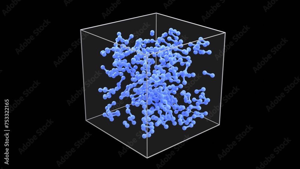 Ilustrace „absolute zero temperature molecules particles losing kinetic ...