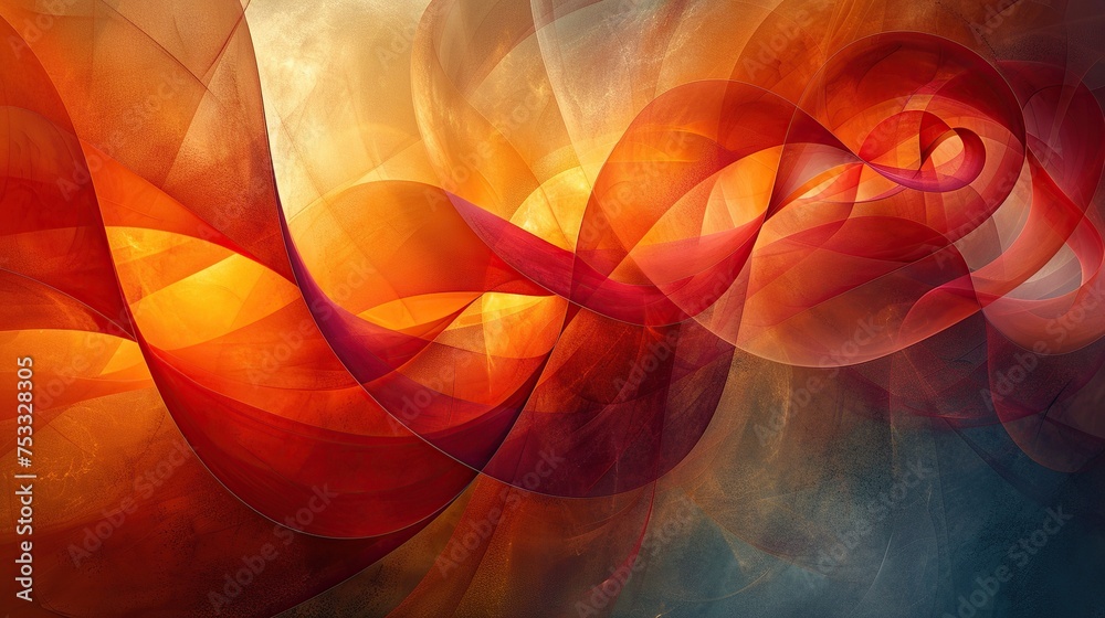 Abstract Symphony: A realistic high-resolution photograph capturing the ...