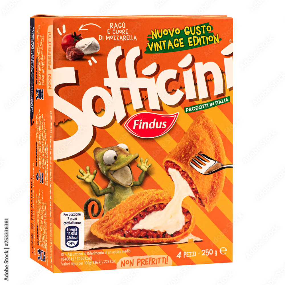 Findus Sofficini ragù e cuore di mozzarella,frozen Italian product ...