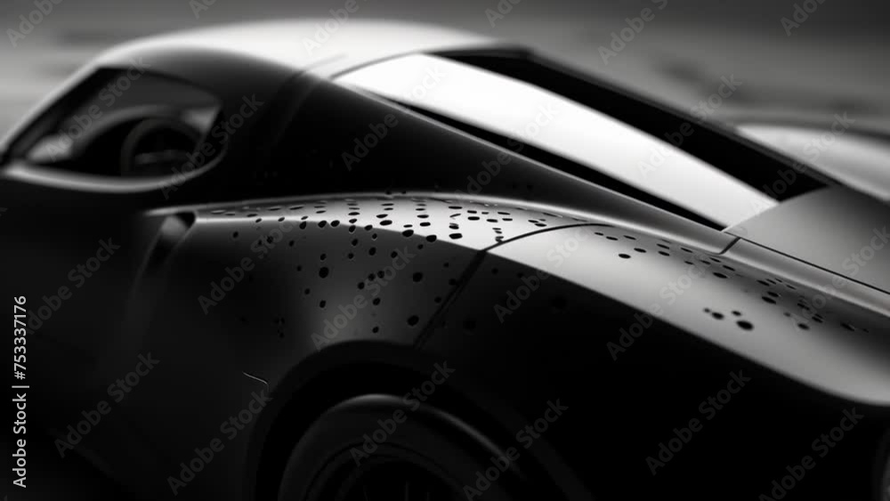 Zoomed in on the matte finish the paint appears almost velvety to the ...