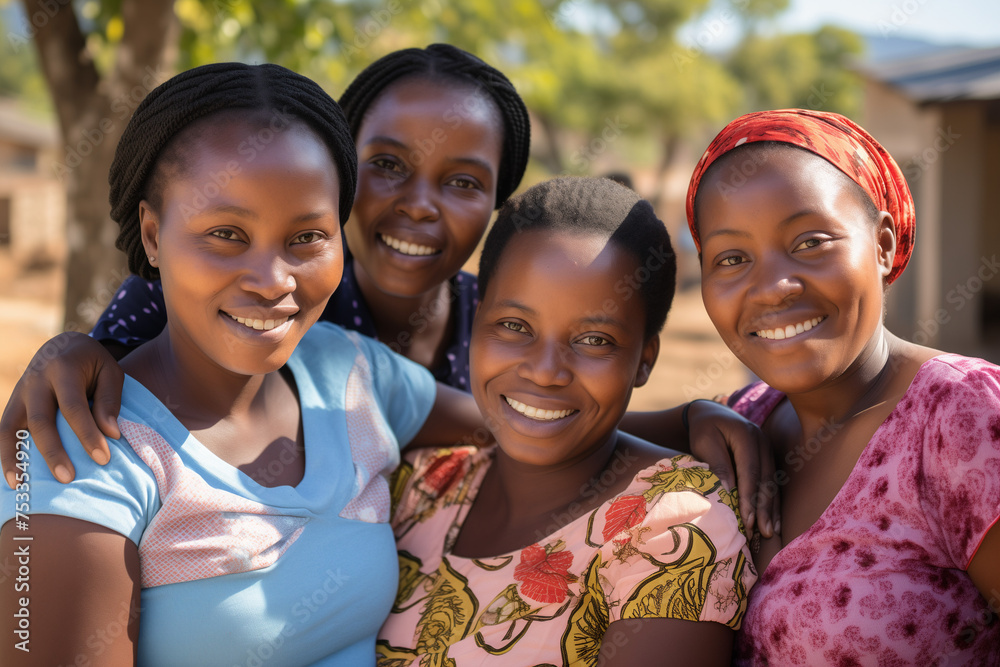 celebrate culture and heritage: photo of group of african women in a ...