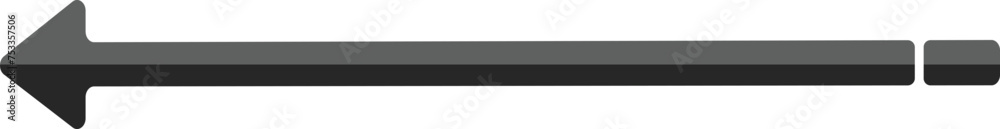 Arrow Long Icon White | Arrows | Infographic Illustration | Direction ...