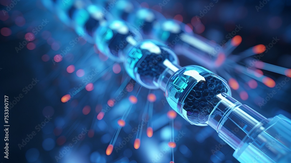 Nano medical technology and nanotechnology medicine are depicted ...