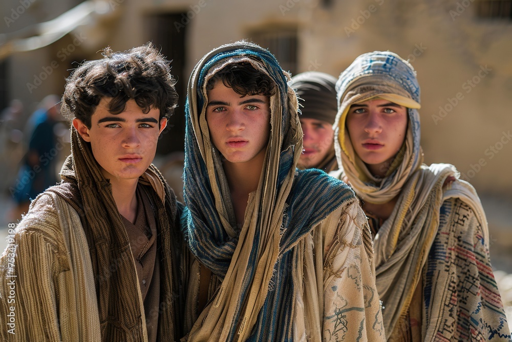 Four court servants of the king of Babylon from Israel - Daniel ...