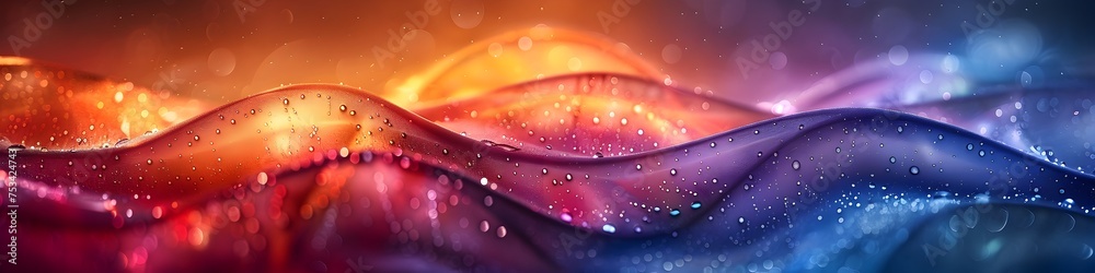 Abstract Digital Art Representing Sound Waves in Music Production, To ...