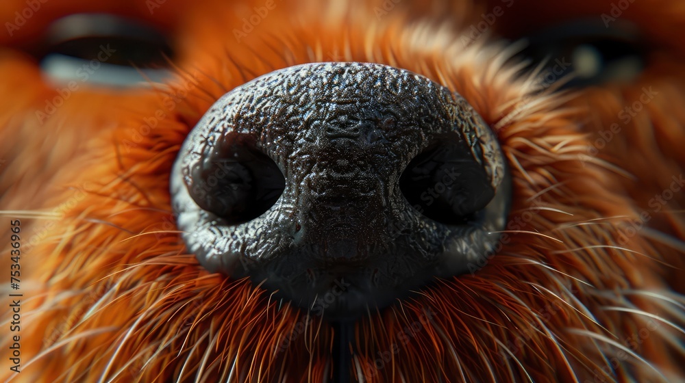 Red Dog Nose Paws Top View, Desktop Wallpaper Backgrounds, Background ...